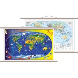 Kinderweltkarte & Staaten der Erde - Heinrich Stiefel, Karte (im Sinne von Landkarte)
