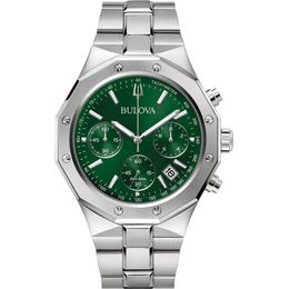 Bulova Herren Chronograph "96B409", grün, OS