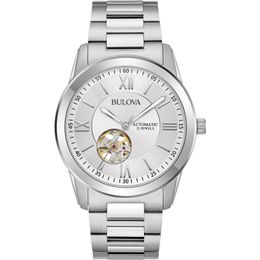 Bulova Herren Armbanduhr, silber, 99