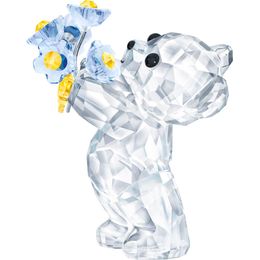 Swarovski Kristallfigur "Kris Bär Vergissmeinnicht", transparent