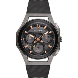 Bulova Herren Chronograph "98A162", schwarz