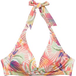 Esprit Palm Beach Neckholder-Bikini, bügellos, wattiert, für Damen, mehrfarbig, 38C