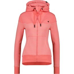 alife and kickin® Sweatjacke "PalinaAK Z", Kapuze, Eingrifftaschen, für Damen, orange, M