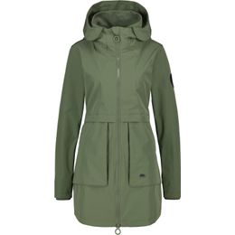 alife and kickin® Übergangsjacke "NoelieAK A", Kapuze, Stehkragen, für Damen, grün, M