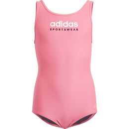Adidas Performance Badeanzug, breite Träger, für Kinder, pink, 128
