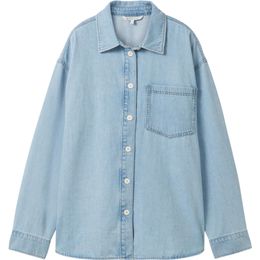 Tom Tailor Denim DENIM TOM TAILOR Jeanshemd, Oversized, für Damen, blau, M