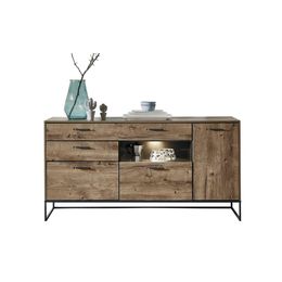 Vito Sideboard Sweep, Haveleiche cognac, Matera Nachbildung