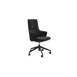 stressless Leder Bürosessel Home-Office Mint mit hohem Rücken in Batick Black