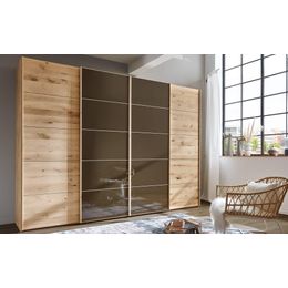 Wiemann Schwebetürenschrank Cardiff, Eiche bianco teilmassiv, 330 x 223 cm