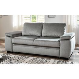 Megapol Schlafsofa MP-PD19021, alu, 140 x 200 cm, mit Längsschläferfunktion