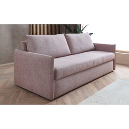 Bali Schlafsofa Pisa, rosa, 170 x 200 cm