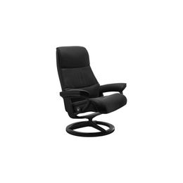 stressless Leder Ruhesessel View (M) in Pioneer Black, Signature Black Gestell