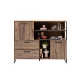 Livin Highboard Kansas, Flagstaff dunkel Nachbildung