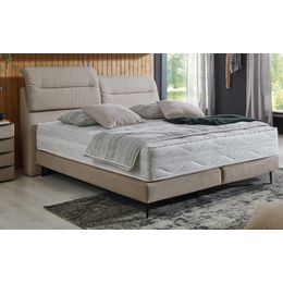 Oschmann Boxspringbett OC-BX20503, Nele granit, 180 x 200 cm, Härtegrad 2 und 3