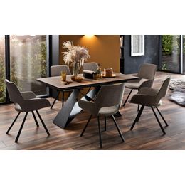 MCA furniture Essgruppe Parana/Kobe in Holz-Nachbildung/melange