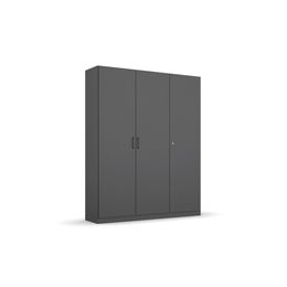 Rauch Drehtürenschrank 36A4 Allrounder, grau, 136 x 197 cm