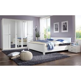 wimex Schlafzimmer Chalet, weiß, Spiegeltüren, Breite 225 cm