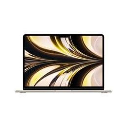 MacBook Air 34,5 cm (13,6") 2022, Notebook champagner, Polarstern, M2, 8-Core GPU, macOS, Deutsch, 34.5 cm (13.6 Zoll), 256 GB SSD Prozessor: Apple M2 Grafik: Apple M2 8-Core GPU Speicher: 8 GB Arbeitsspeicher | 256 GB SSD-Festplatte Display: 34,5 cm (13,6 Zoll)