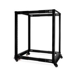 Alphacool ES 19" Open Frame Serverrack , Rack, Server-Geh&auml;use schwarz, 18 H&ouml;heneinheiten