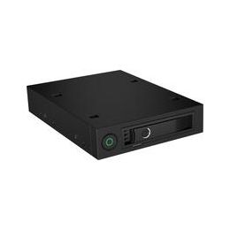 ICY BOX IB-2212SSK, Wechselrahmen schwarz Typ: Laufwerksrahmen Einbaubare Laufwerke: 2,5" intern Benötigte Einbauschächte: 3,5" extern Geeignet für: für eine 2,5"-SATA/SSD