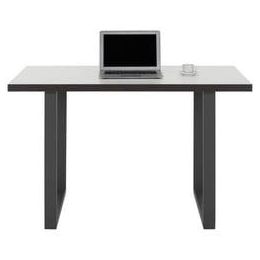 FORTE Schreibtisch in Weiß/Grau