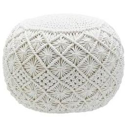 Pouf Julie in Natur ca. 50x35x50cm