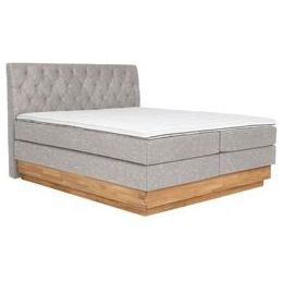 Boxspringbett in Taupe ca. 160x200cm