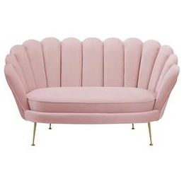 Sofa 'Jellina' Rosa Samt