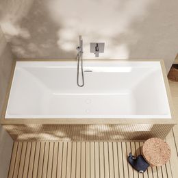 Villeroy & Boch Villeroy & Boch Subway 3.0 Rechteck-Badewanne mit SilentFlow, Einbau, UBQ170SBW2TDV-01+U90958033,