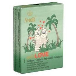 Amor Gummiwaren GmbH «Wild Love» genoppte Kondome für wilde Leidenschaft (3 Kondome) 3 St