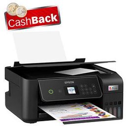 AKTION: Epson EcoTank ET-2870 3 in 1 Tintenstrahl-Multifunktionsdrucker schwarz mit CashBack