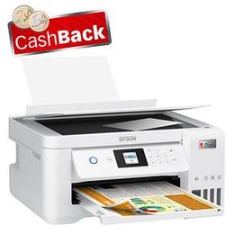 AKTION: Epson EcoTank ET-2856 3 in 1 Tintenstrahl-Multifunktionsdrucker weiß mit CashBack