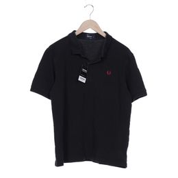 Fred Perry Herren Poloshirt, schwarz