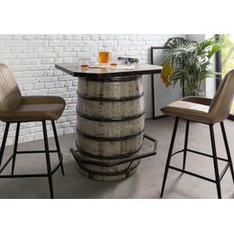 Bartisch Mango 90x75x103 grau lackiert HEAVY INDUSTRY#158