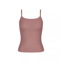 Sloggi - Unterhemd mit Spaghettiträgern - Rose Brown M - Sloggi Soft Adapt - Unterwäsche für Frauen