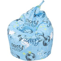 KNORRTOYS® Sitzsack Jugend, blau cool, für Kinder, blau