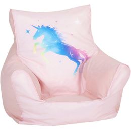 KNORRTOYS® Sitzsack Unicorn, rainbow, für Kinder, rosa