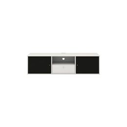 Hammel Furniture TV-Board Mistral Fernsehschrank, Medienmöbel, Hängend, Türen mit Akustikstoff, Schublade, Lowboard, B: 161,5 cm, weiß