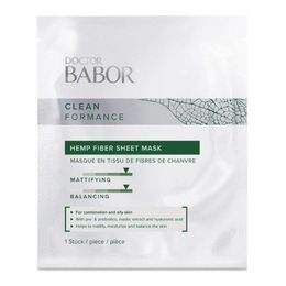 Babor Clean Formance Hemp Fiber Sheet Mask