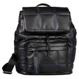 Cityrucksack Tom Tailor Denim "Carolin Backpack M" Gr. B/H/T: 28 cm x 31 cm x 20 cm, schwarz Rucksäcke