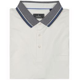Poloshirt Ragman Gr. 5XL, weiß Herren Shirts Kurzarm