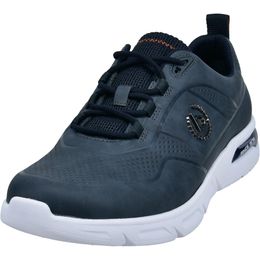 Bugatti Sneaker, Emblem, Lederoptik, für Herren, blau, 42