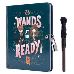 Harry Potter: Wands at the Ready Lock & Key Diary - Insights, Gebunden