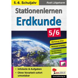 Stationenlernen Erdkunde / Klasse 5-6 - Rudi Lütgeharm, Kartoniert (TB)