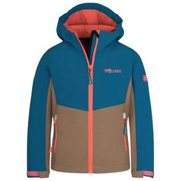 Trollkids - Softshell-Jacke KRISTIANSAND in atlantic blue, Gr.116