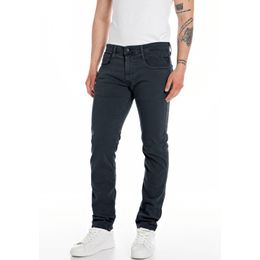 Slim-fit-Jeans Replay "ANBASS HYPERFLEX BIO" Gr. 36, Länge 32, blau (deep blue) Herren Jeans Slim Fit