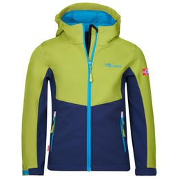 Trollkids - Softshell-Jacke KRISTIANSAND in kiwi, Gr.140