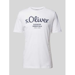 s.Oliver RED LABEL T-Shirt mit Label-Print