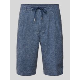 JOOP! Regular Fit Shorts mit Bundfalten Modell 'RUDO'