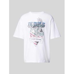 THE KOOPLES T-Shirt mit Label-Print